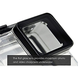 Kuptone Waterproof Housing Case for GoPro Hero 7/(2018) 6/5 Black, 45m Underwater Diving Protective Housing Shell with Bracket Accessories for Go Pro Hero7 Hero6 Hero5 Action Camera