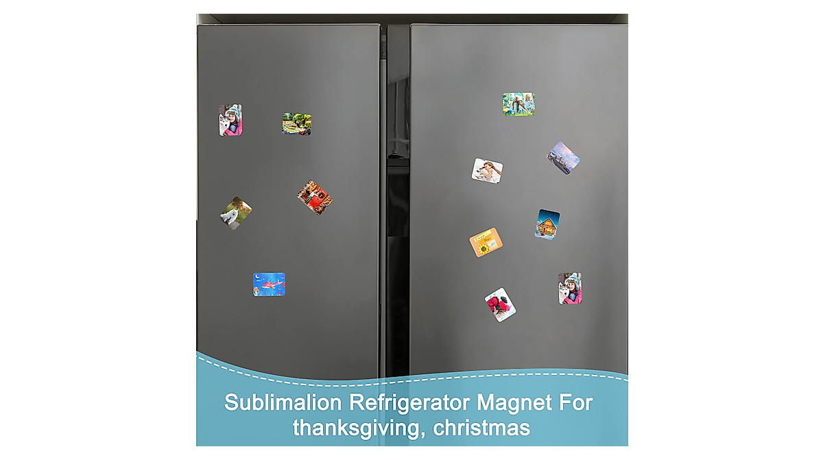 30 Pcs Sublimation Magnets for DIY Home Decor