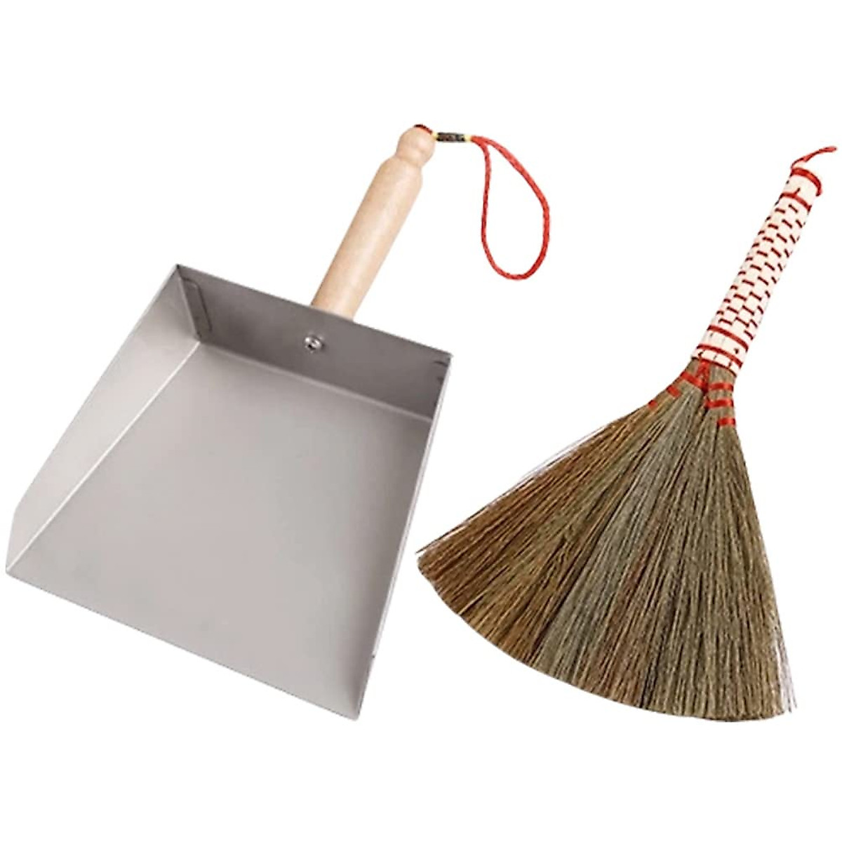 Alipis 1 Set Mini Broom Set Suit Anti Static Brush Kid Broom Keyboard Brush Mini Hand Whisk Mini Sweeping Brush Mini Cleaning Brush Toys Child Grinder Household Stainless Steel