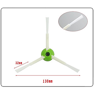 Side Brushes-4pcs, Replacement Side Brush Compatible for iRobot Roomba i3 i3+ i7 i7+ i4 i6 E5 E6 E7 J7 I,E &J Series Vacuum Cleaner Side Brushes