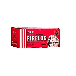Enviro-Log KFC Fire Log - 2021 Version, 11 Herbs & Spices Fire Starter Log 4.3 Lbs for Christmas 2021 KFCLog1