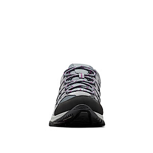 Columbia Women's Crestwood Waterproof, Graphite/Wild Iris, 9