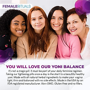 FEMALE RITUALS - Vaginal Moisturizer Boric Acid Suppositories for PH Balance - Bad Odors and BV Yeast Infection Treatments - Feminine Hygiene Products - Yoni Pops
