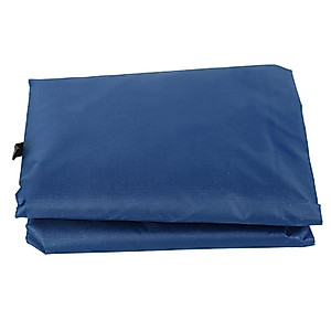 Patio Swing Cushion Cover Replacement, Waterproof Swing Seat Cover, Outdoor 3 Seater Covers for Courtyard Garden Swing Chair Protection Cushions, 59.1x19.7x3.9In(Dark Blue)