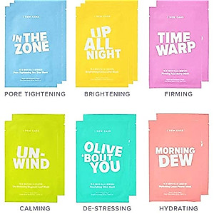 I DEW CARE Let’s Get Sheet Faced Face Sheet Mask Pack + Mini Meow Trio Peel Off Face Mask Set: Hydrating Mask, Illuminating Mask, Exfoliating Mask Bundle