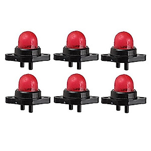 Panari 530071835 Primer Bulb for Poulan Craftsman Weedeater Chainsaw 1900 1950 1975 2025 2050 2055 2075 2150 2155 2175 2250 2350 2375 2450 2550 (Pack of 6)