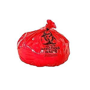 Oakridge OSHA Approved Biohazard Safety Bags (25 Gallon) (50 Bags) - Professional Grade