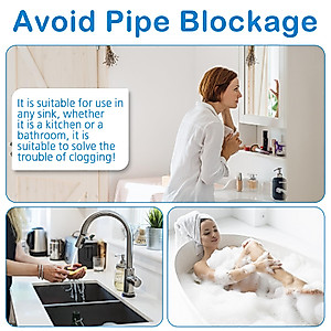 wudianbanCC Cutable Shower Drain Hair Catcher,Disposable Shower Drain Sticker,Drain Hair Catcher, Easy to Stick,Suitable for Bathroom, Bathtub,Kitchen L 393.7''*W3.93 ''