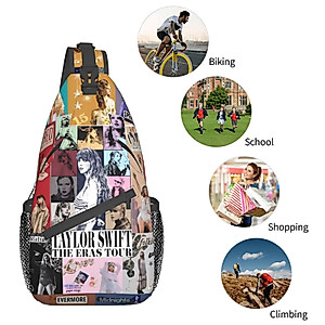 PETTDY Taylor Sling Bag For Men Women Shoulder Backpack Chest Bags Crossbody Daypack For Hiking Camping Outdoor Trip