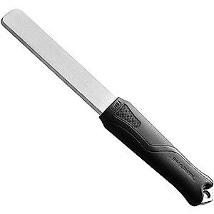 SHARPAL 121N Dual-Grit Diamond Sharpening Stone File Garden Tool Sharpener Coarse 325 / Extra Fine 1200 Grit for Sharpening Knife, Axe, Hatchet, Lawn Mower Blade, Loppers, Chisels, Spade, Drills