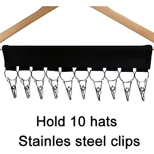YYST Cap Organizer Hanger, Hat Holder, Hat Organizer - Change Your Ordinary Hanger to Cap Organizer Hanger