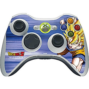 Skinit Decal Gaming Skin compatible with Xbox 360 Wireless Controller - Officially Licensed Dragon Ball Z Dragon Ball Z Goku Design