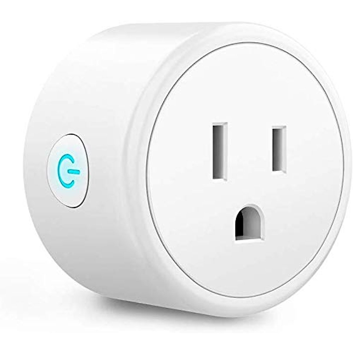Smart Plug Compatible with Alexa, Google Assistant, IFTTT for Voice Control, Mini Smart Outlet Home Automation Modules, No Hub Required, Supports 2.4GHz Network Only,