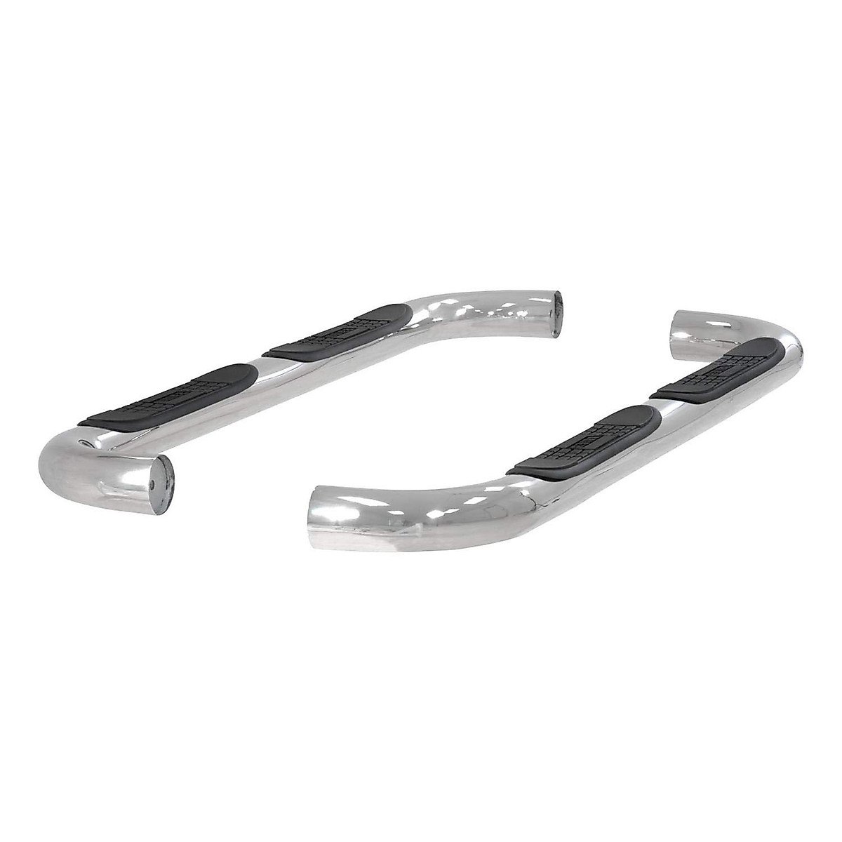 ARIES 203033-2 3-Inch Round Polished Stainless Steel Nerf Bars, No-Drill, Select Mazda B-Series, Ford Ranger