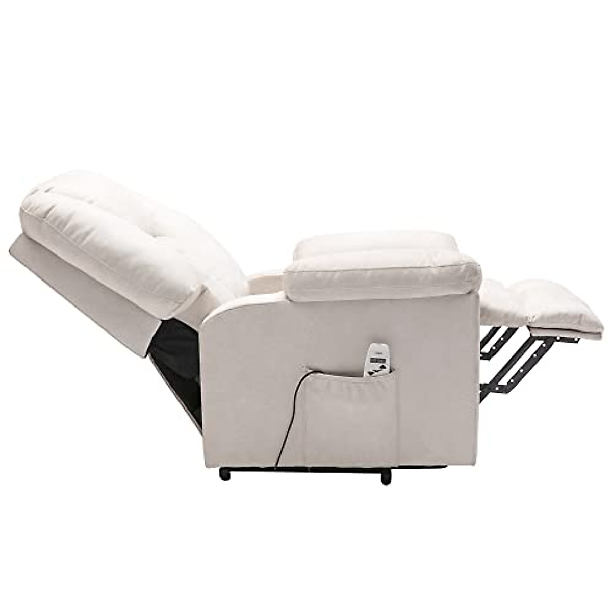 Lifeand Power Lift Adjustable Massage Function, Recliner Chair with Heating System for Living Room, Beige