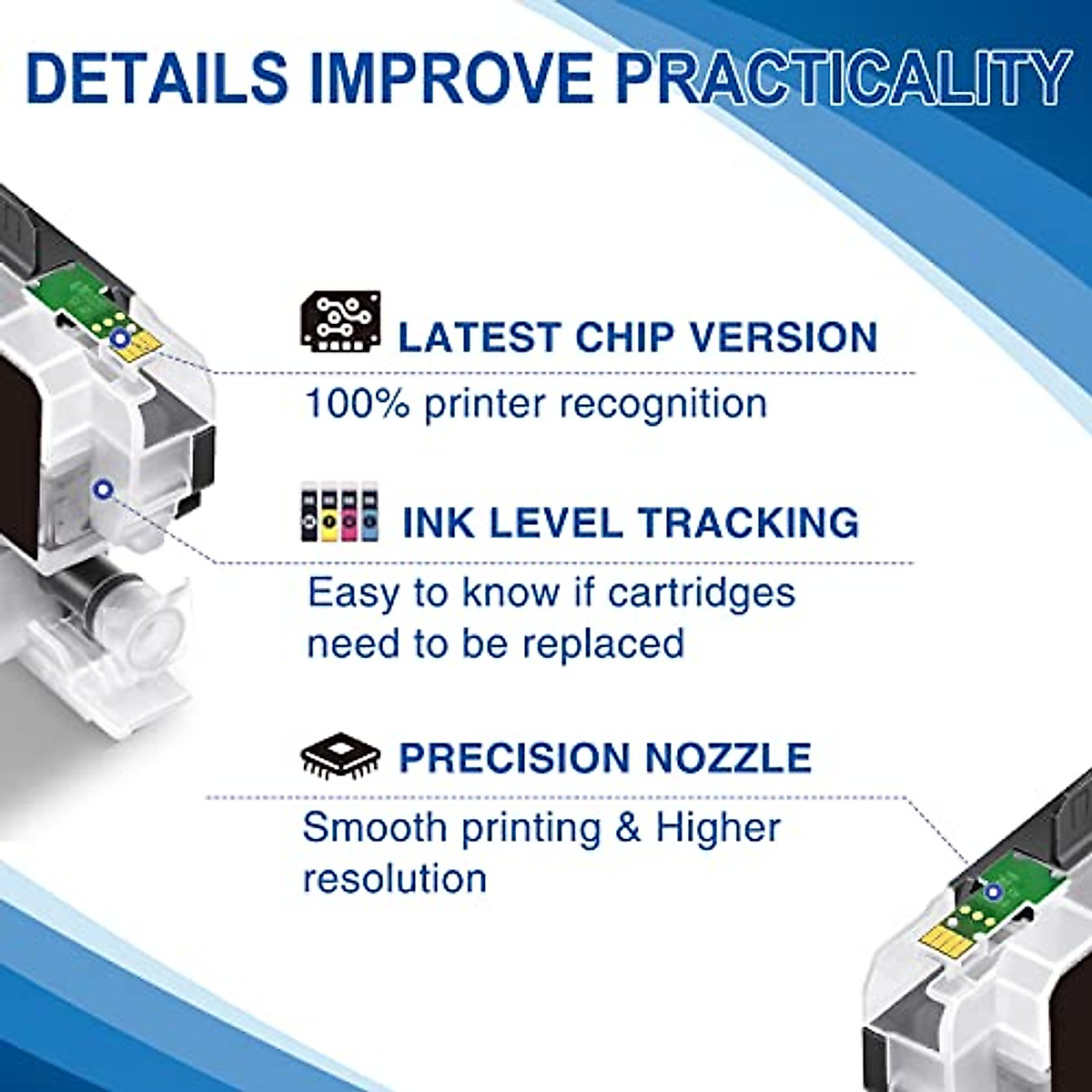 Drnoae LC3013 Ink Cartridges BK/C/M/Y, Compatible with Brother MFC-J895DW MFC-J497DW MFC-J491DW MFC-J690DW Ink Cartridges, 10 Pack