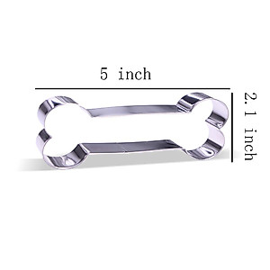 Large Dog Cookie Cutter Set – 3 Piece - Stainless Steel