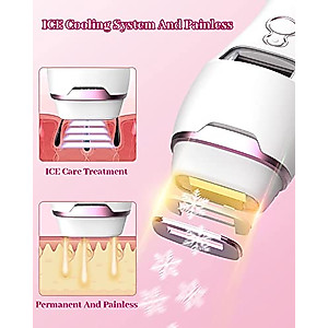 Laser Hair Removal for Women and Man, Permanent At-Home Hair Removal With Cooling Function Upgraded to 1,000,000 Flashes IPL Painless Hair Reduction Device for Facial Armpits Legs Arms Whole Body