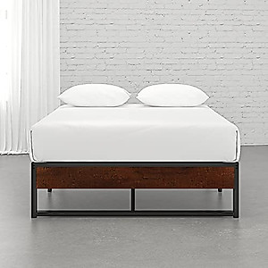 Einfach Queen Size 14 Inches Metal Platform Bed Frame, Mattress Foundation with Metal Slat Support, No Box Spring Needed, Easy Assembly