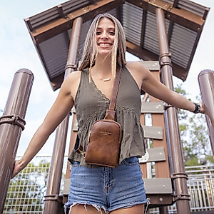 INICAT Small Crossbody Sling Bags for Women Vegan Leather Cell Phone Purse Fanny Packs for Women Men(026-Light Grey)