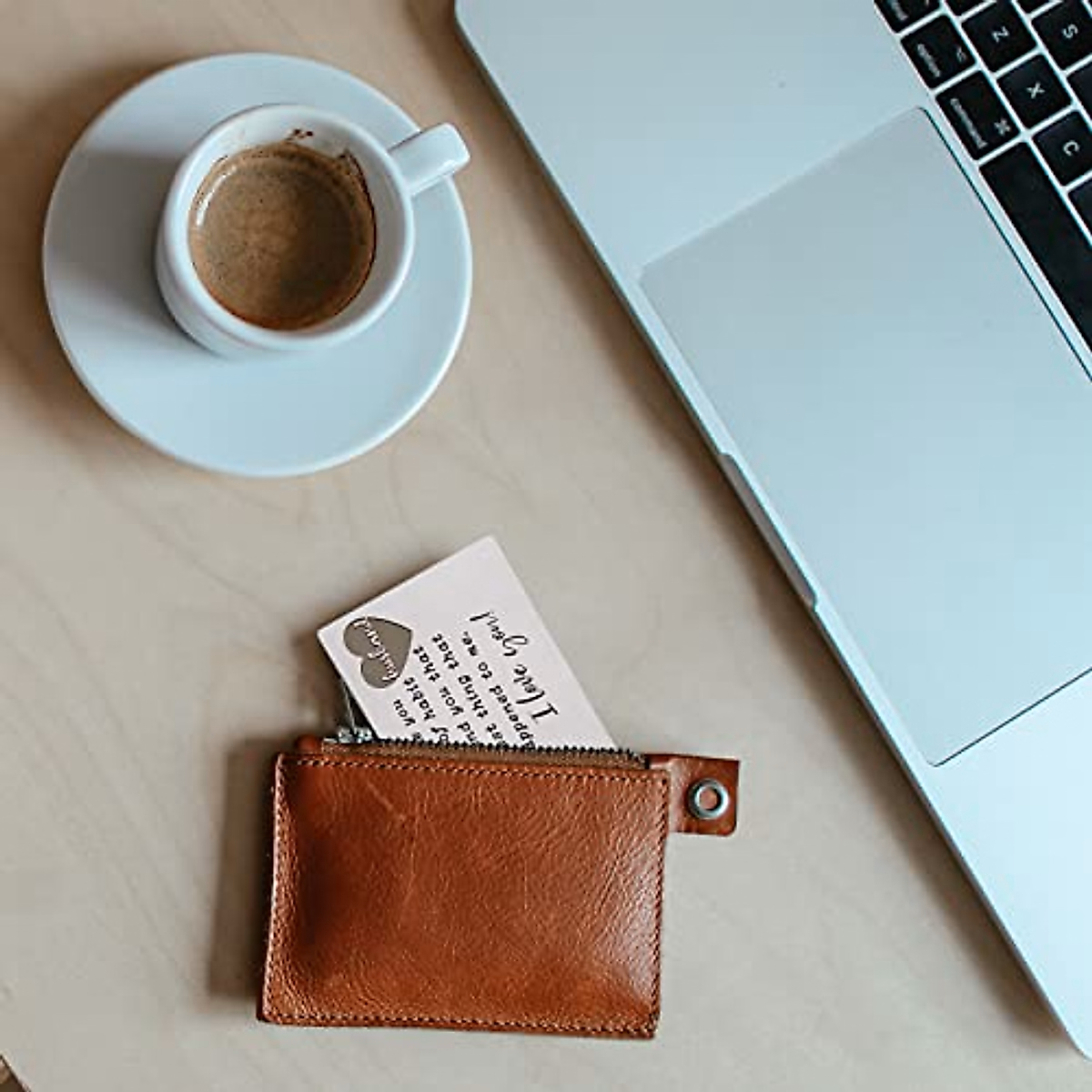 YODOCAMP Husband Metal Engraved Wallet Insert Card, Gifts for Husband from Wife, Husband Hubby Fiance Anniversary Birthday Christmas Valentine's Day Romantic Gifts