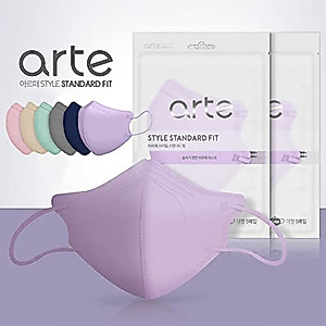 VATTNIG [10 Pcs] Korea Face Mask for Adults – Bird Beak type 2D Protective Health Face Mask for Dust and Smoke – 4-Layer Protective Filter – Ideal Fit for Comfortable Wear - Beige
