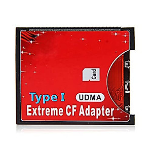 ChenYang SD SDHC SDXC to CF Type I Compact Flash Memory Card Adapter Reader Support16/32/64/128/256GB CF to SD Card Converter