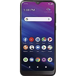 total wireless TCL A2 X 4G LTE Prepaid Smartphone (Locked) - Black - 32GB - Sim Card Included - CDMA