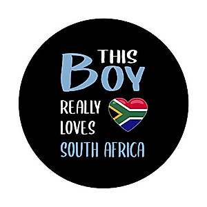 Mens Traveling Gift This Boy Really Loves South Africa PopSockets PopGrip: Swappable Grip for Phones & Tablets