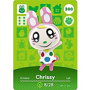 Chrissy - Nintendo Animal Crossing Happy Home Designer Amiibo Card - 300