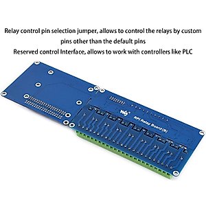 8 Channel Relay Module Board for Raspberry Pi 4B/3B+/3B/2B/A+/B+/Zero,Jetson Nano 8-CH Relays Loads up to 5A 250V AC or 5A 30V DC