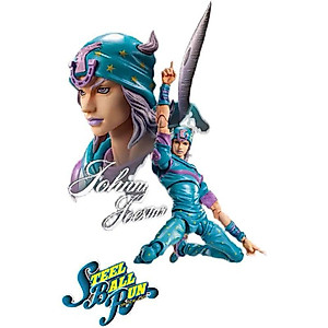 Medicos Super Action Statue JoJo's Bizarre Adventure Part VII - Steel Ball Run: Johnny Joestar Second (6.10 inches) Action Figure