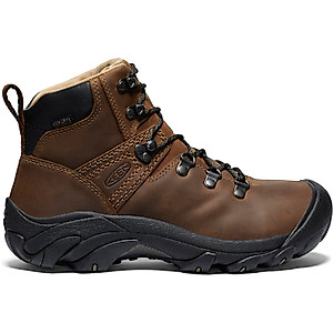 KEEN Women's Pyrenees Mid Height Waterproof Hiking Boots, Syrup, 9