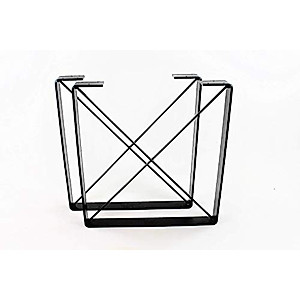 X Brace Powdercoated Steel Dining Table Legs-Choose Your Height and Width