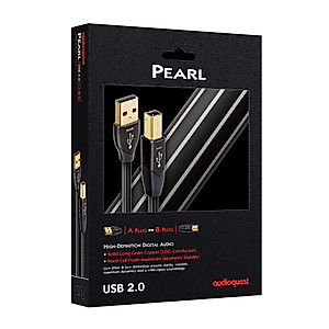 AudioQuest Pearl (0.75m) Black/White USB A-B