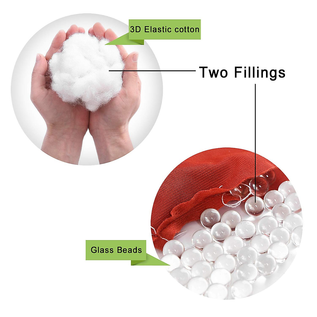 SANFERGE 36 Inch 3LB Heavy Duty Under Door Draft Stopper, Decorative Soundproof Door Draft Blocker, Energy Saving Draft Guard, Giraffe Yellow