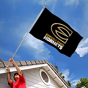 Emporia State Hornets Wordmark Large Grommet Banner Flag