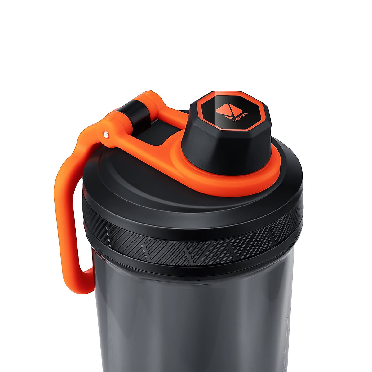 VOLTRX Shaker Bottle, Gallium USB C Rechargeable Electric Protein Shake Mixer, Shaker Cups for Protein Shakes and Meal Replacement Shakes, BPA Free, Made with Tritan, 24oz