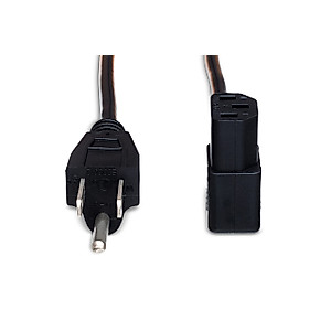 Hosa PWC-141R Right Angle IEC C13 to NEMA 5-15P, 1 Feet