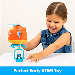 Educational Insights Design & Drill Bolt Buddies Helicopter Take Apart Toy with Electric Toy Drill, Preschool STEM Toy, Gift for Boys & Girls, Ages 3+