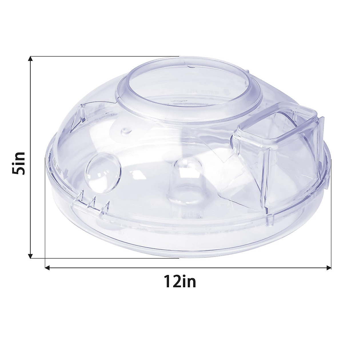 FBULWSEC 2 1/2 Quart Water Pan (Basin) Compatible with Rainbow Vacuum Cleaner Models Compatible with Rainbow Vacuum Cleaner E2 (e Series™) Type 12 (Black, Silver, e2 Gold Series) E Serie