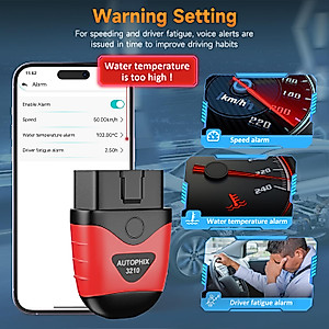 AUTOPHIX 3210 Bluetooth OBD2 Scanner Enhanced Wireless Car Code Readers Auto Scan Tools Diagnostic Scanner with Battery Performance Test Check Engine Light Exclusive APP for iPhone, iPad & Android