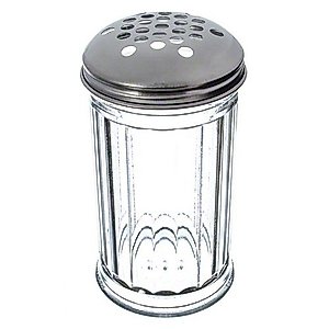 American Metalcraft (SAN319) 12 oz Plastic Cheese Shaker w/Extra Large Holes Lid
