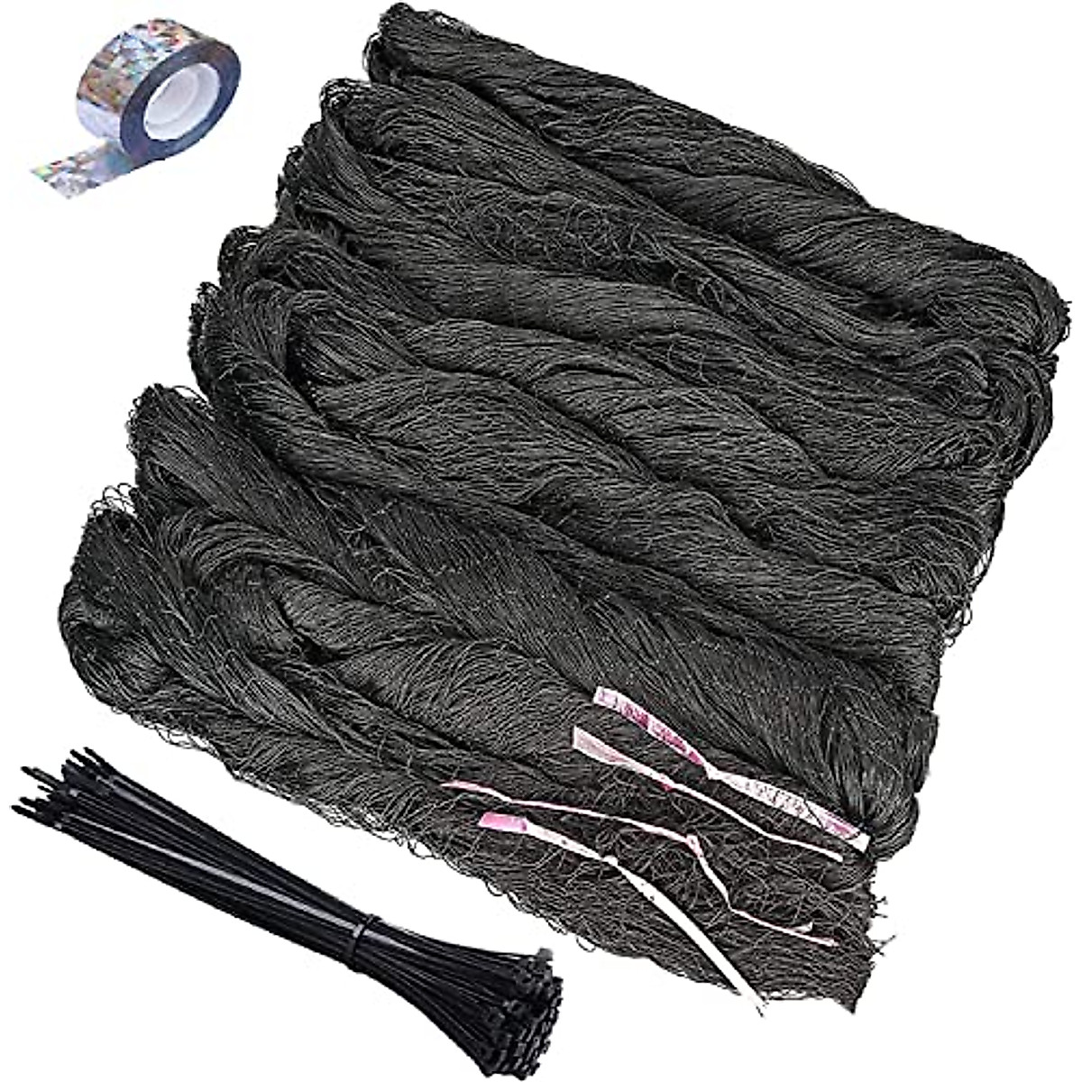 WOSCMI Bird Netting - 25 X 50 feet Garden Netting for Birds Tree Nets for Fruit Trees 3/4 inch Mesh Size Bird Netting for Garden