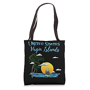 Sailing U.S. Virgin Islands Ocean Sunset Sailor Boating Tote Bag