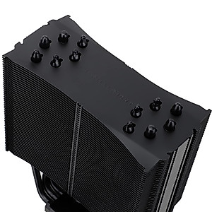 Thermalright U120EX REV.4 BLACK CPU Air Cooler, 6 Heat pipes, Dual 120mm TL-B12 EXTREM PWM Fan, Aluminium Heatsink Cover, AGHP Technology, for AMD AM4/Intel LGA 1150/1151/1155/1156/1200/2011/2066/1700