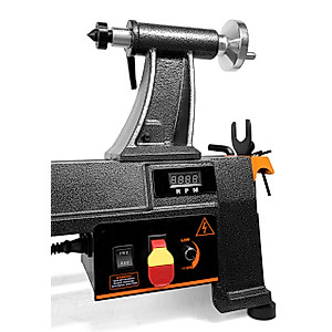 WEN 34035 6-Amp 14-Inch by 20-Inch Variable Speed Benchtop Wood Lathe