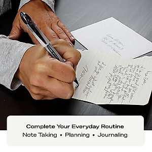 Uniball Vision Elite Rollerball Pens, Black Pens 4-Pack - Stylish Bold Pens with 0.8mm Ink, Ink Black Pen, School Pens, Smooth Writing Pens, School and Office Supplies