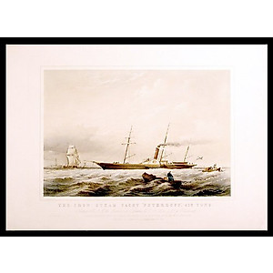 The iron steam yacht"Peterhoff", 416 tons. Built for H.I.M. the Emperor of Russia, by C.I. More & Co. of Blackwall