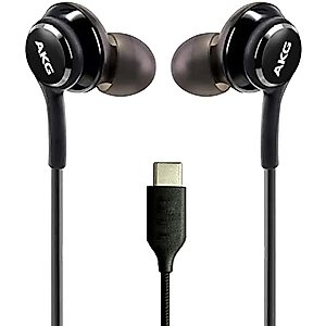 UrbanX 2021 Stereo Headphones for Samsung Galaxy S20, Galaxy S21 Ultra 5G, Note 20 Ultra, Note 10, Note 10+, M52, M53, A73 5G Microphone and Volume Remote Type-C Connector